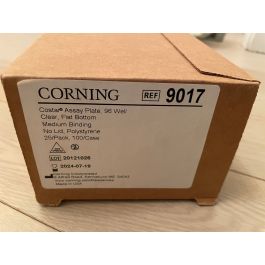 25/PACK Costar Corning 9017 assay Plates medium Binding. Flat Bottom PS ...