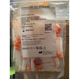 Corning cryogenic vials 430490 4ml Internal threaded 50 per pack 4 ml