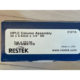 New HPLC Column Assembly Restek 30x4.6mm x1/4" OD 25130 guard sealed