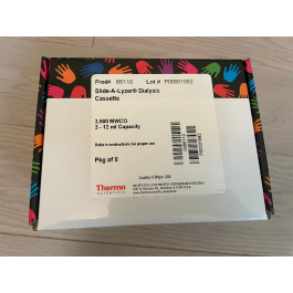 Thermo 66110 Slide-A-Lyzer Dialysis Cassette 3500 MWCO 3-12 ml Pierce 8 pcs