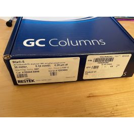 new Restek gc column Rtx-5 capillary column 30m. 0.32mm. 0.25µ 10224-6850