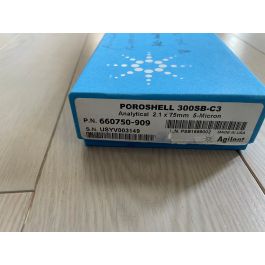 used Agilent HPLC column Poroshell 300SB-C3. 2.1 x 75 mm. 5 µm 660750 ...