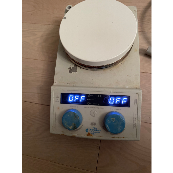 IKA magnetic stirrer plate mixer lab digital chemglass AREX CG-1997-V