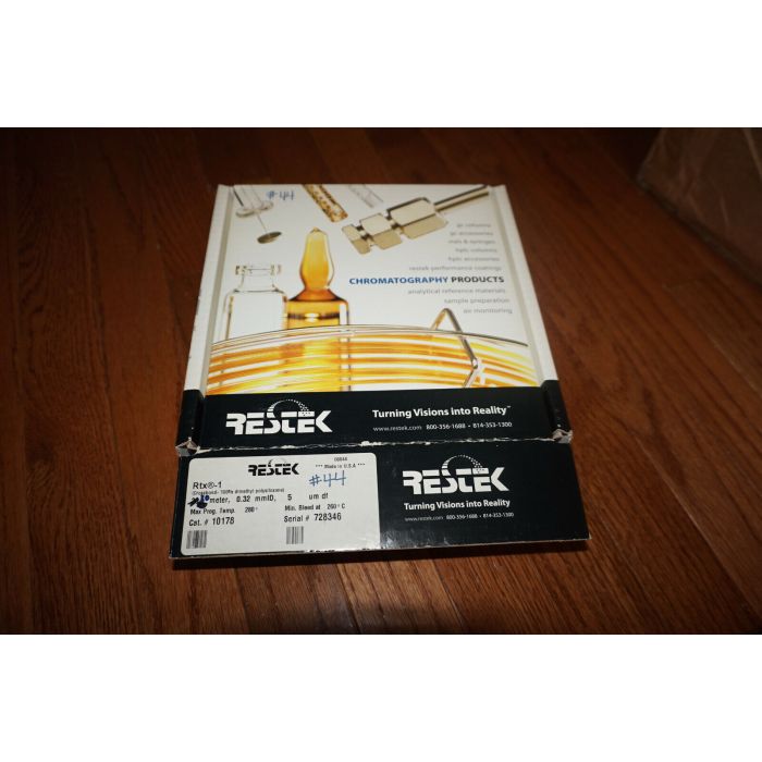 Used Restek GC capillary Column 5u 0.32 mm. 30 meter RTX-1 10178 fused